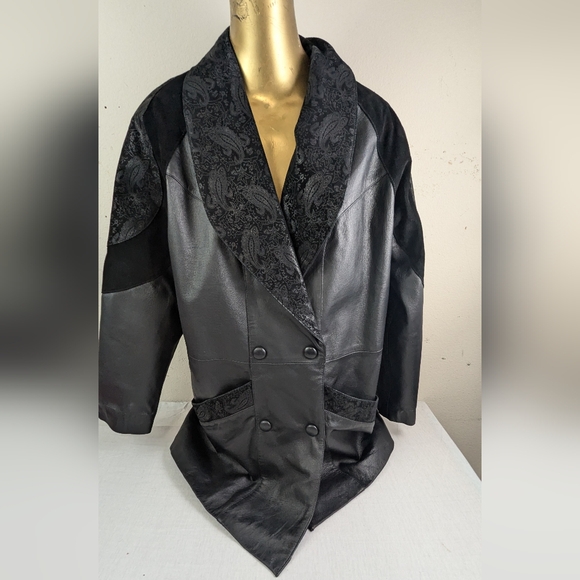 Preston & York | Jackets & Coats | Croft Barrow Black Leather Jacket ...